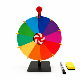 Colorful Acrylic Spinning Prize Wheel Game Set with Marker & Eraser ...