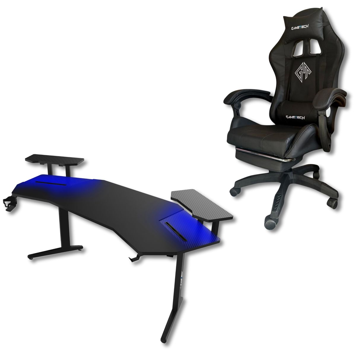 Executive Gaming Desk & Black Gaming Chair -The Executive Gamer Bundle ...