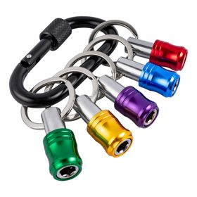 Tork Craft - Quick Release Bit Holder Set on Carabiner Clip - 5-Piece ...