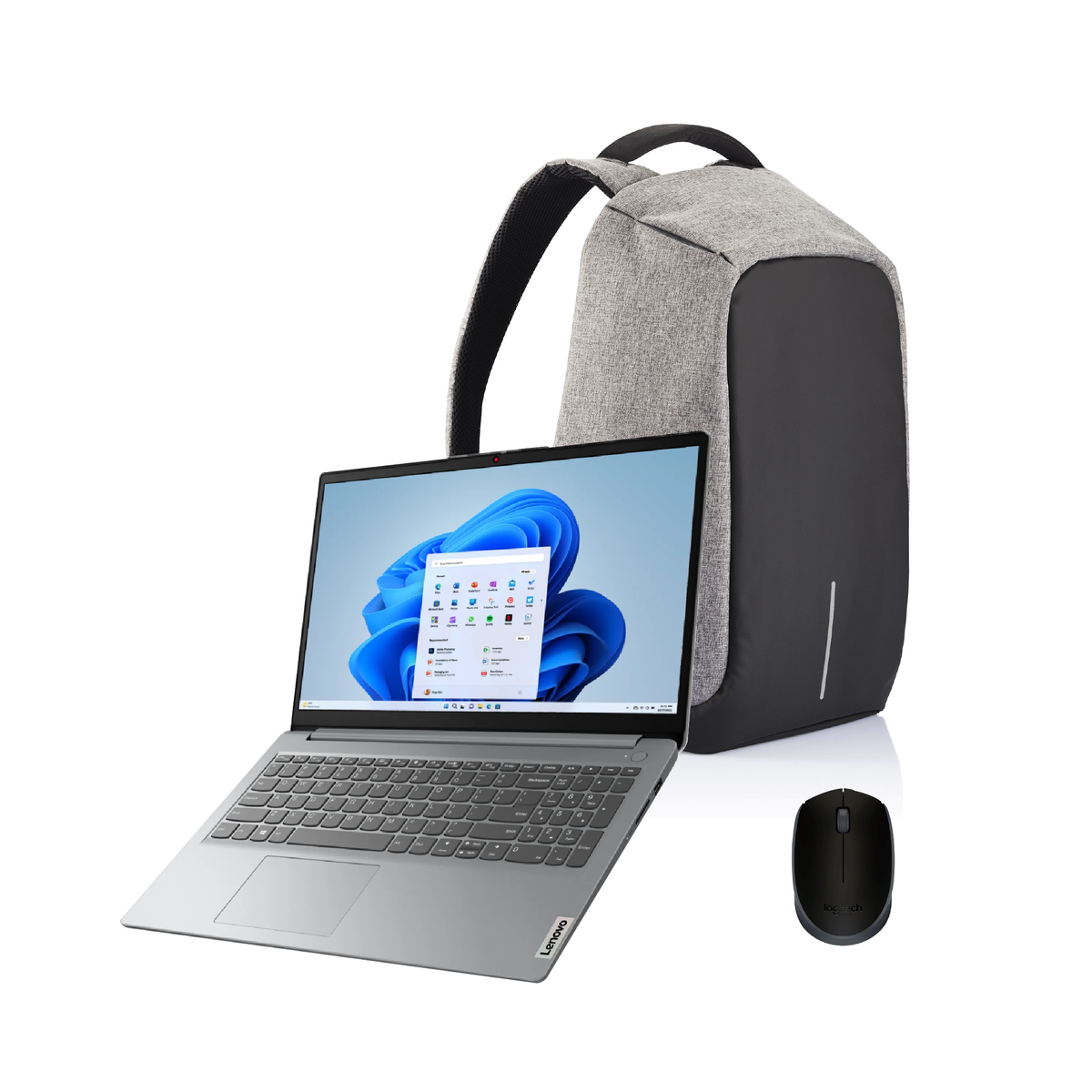 Lenovo IP1 Intel N4500 + Bobby Anti-Theft Bag + Logitech Mouse Bundle ...