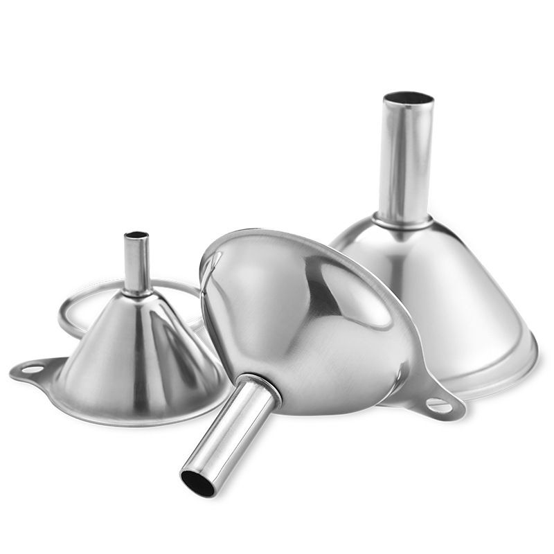 Stainless Steel Mini Funnel Liquid Dispenser Oil Wine kitchen tool 3 ...