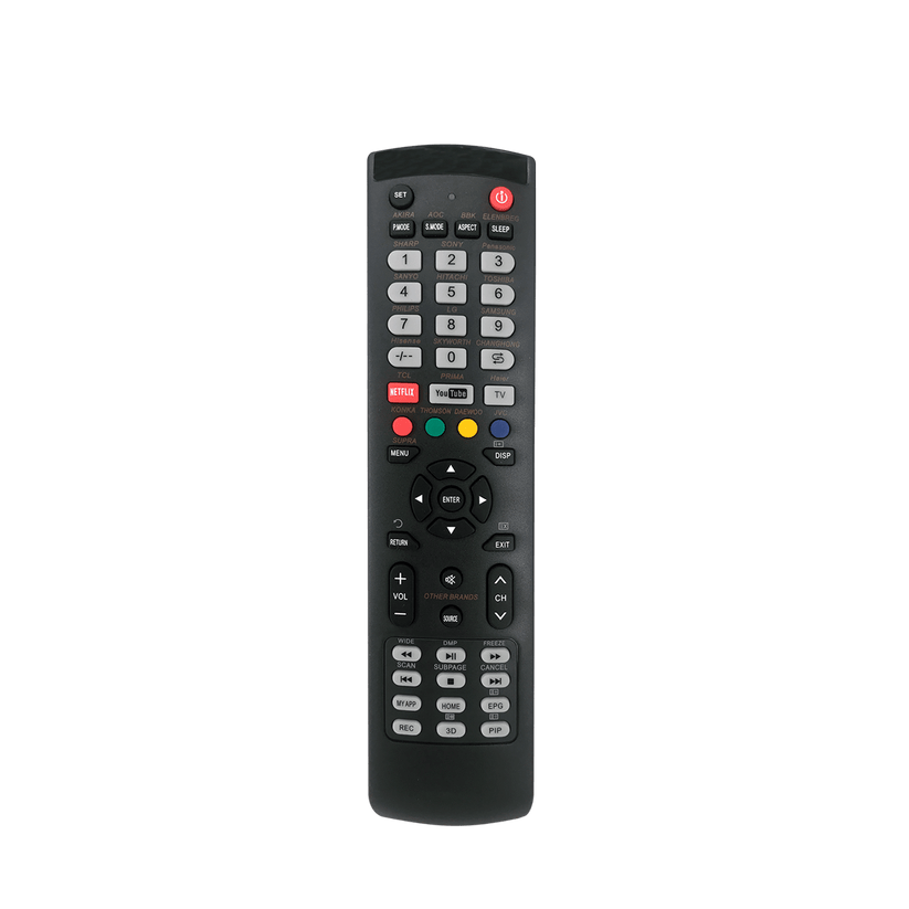 Smash Universal LCD/LED TV Remote Control CRC-1120V - Black | Shop Today. Get it Tomorrow ...