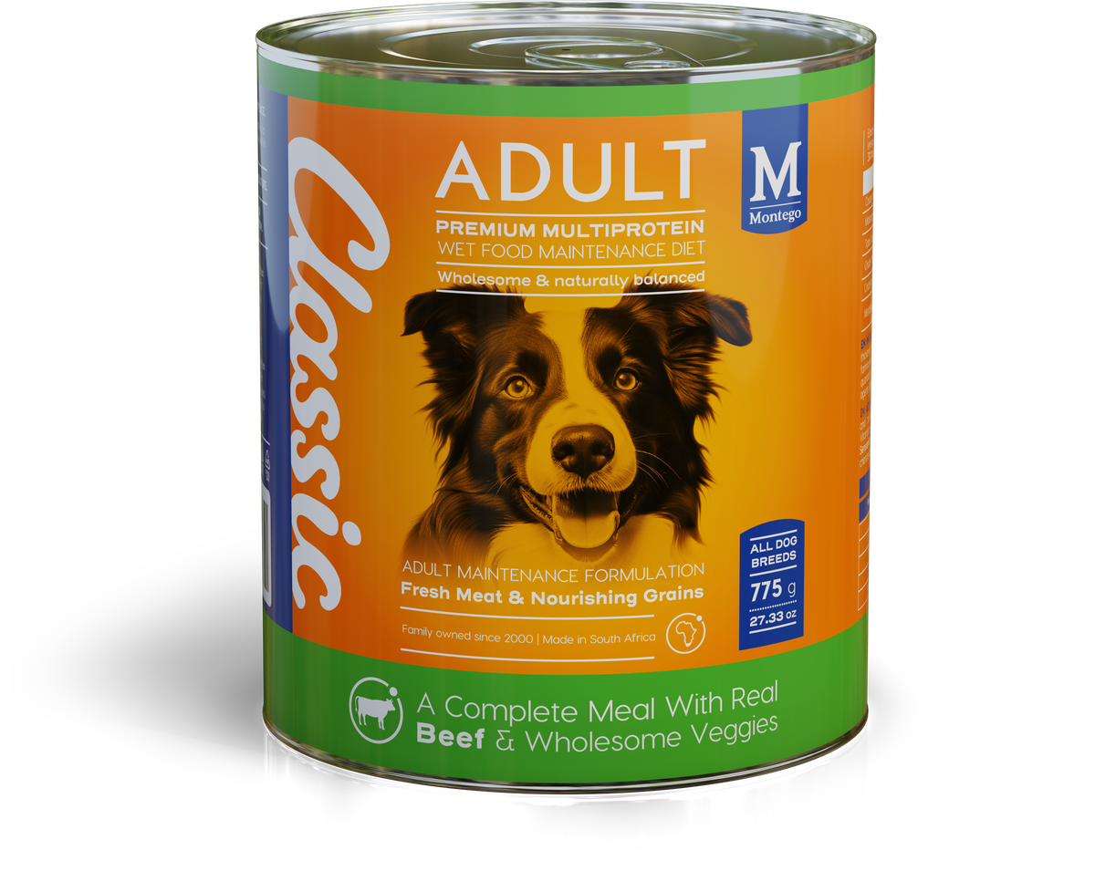 Montego Classic - Adult Dog Wet Food Beef & Veg 775 g (Pack of 6 ...