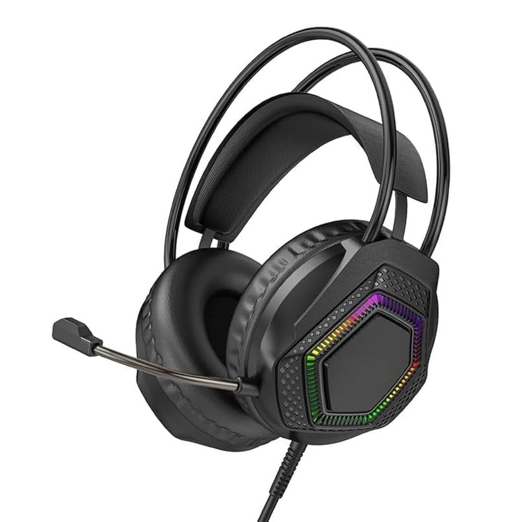 Wired Gaming Headset with RGB Glow - Deep Bass & Clear Mic BO105 | Shop ...