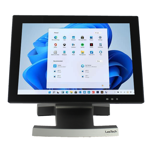 LesTech 15" AIO POS Touchscreen PC Without Software 4GB RAM 64GB SSD ...