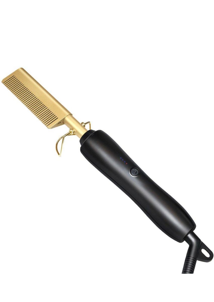 Electric Hair Hot Comb for Women and Men - 2 in 1 Straightener/Curling ...