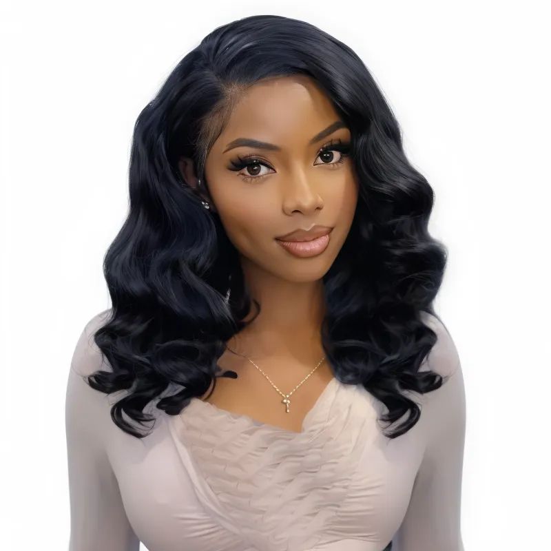 VSP 18Inch Body Wave Full Lace Frontal Human Hair Wig-13X4 Glueless ...
