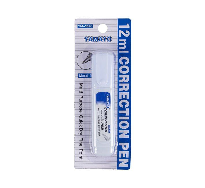 Correction Pen - Metal Tip - Office Stationary - White - 12ml - 8 Pack ...