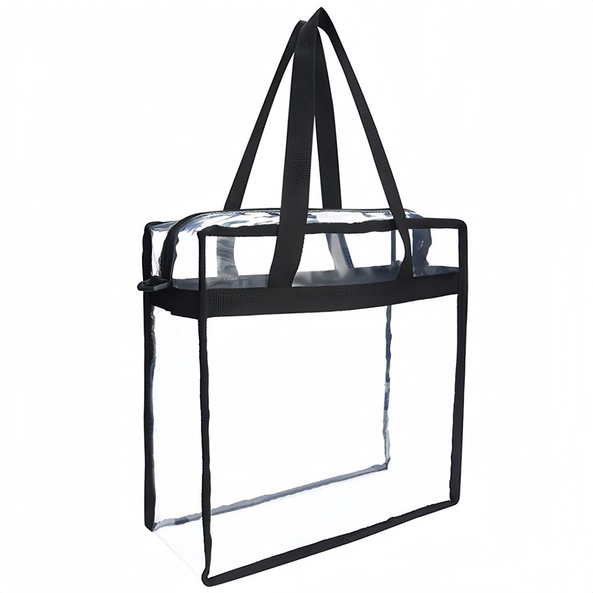 Large Transparent Tote Bag with Zipper Clear Tote Bag for Gym Sports ...
