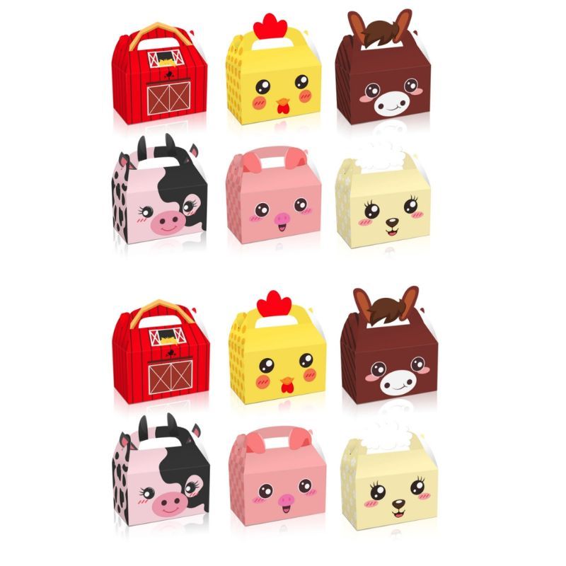 Party Favor Box - Farm Animal - 12 Piece | Shop Today. Get it Tomorrow ...