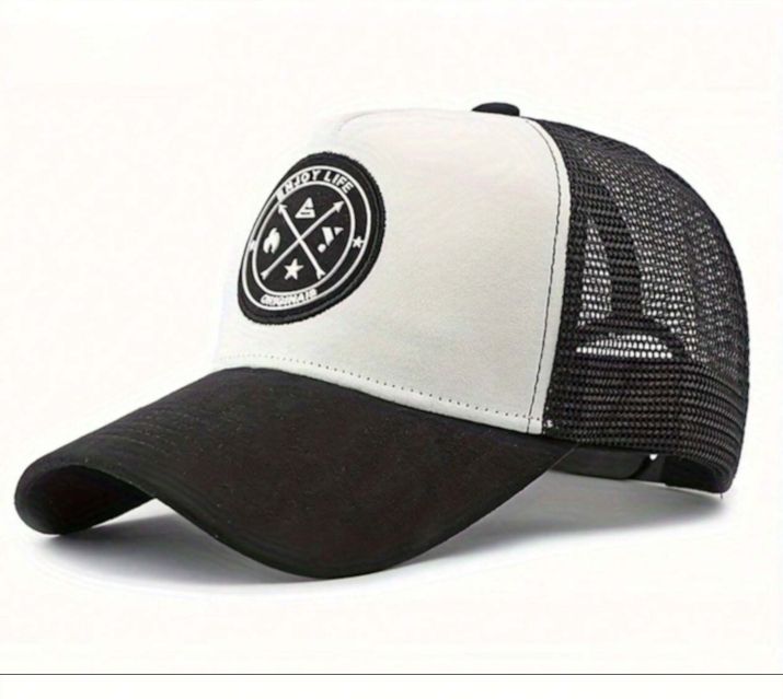 Enjoy Life Logo Embroidered MensTrucker Cap | Shop Today. Get it ...