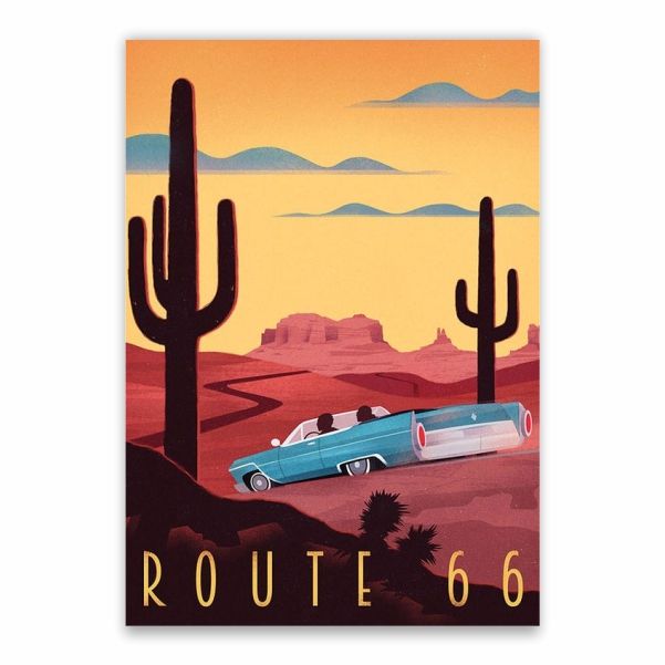 Route 66 Road Trip Poster - A1 | Shop Today. Get it Tomorrow ...