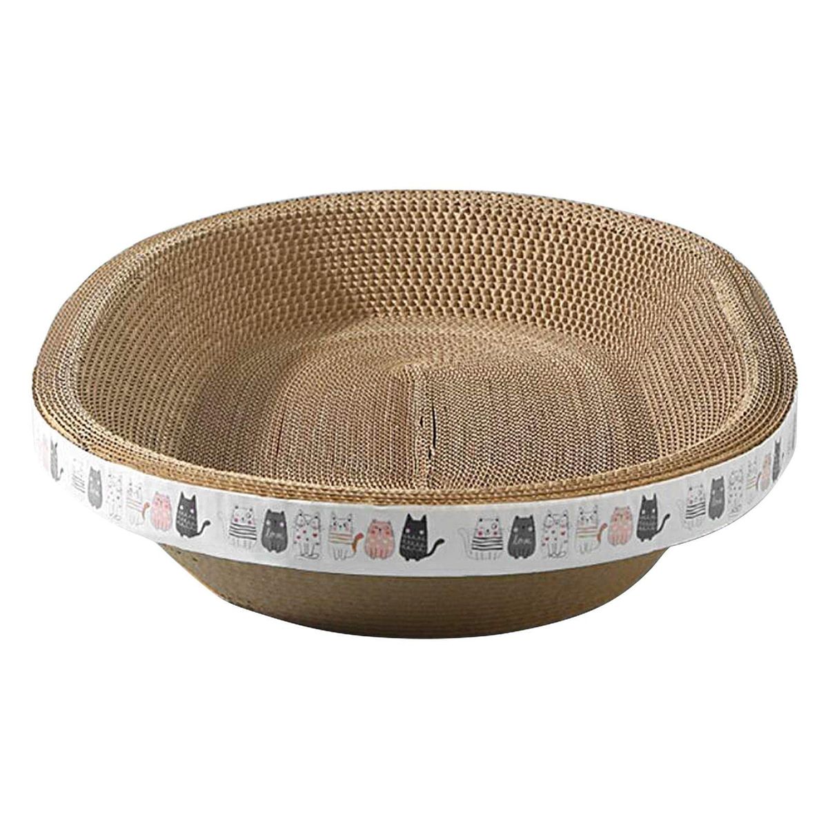 Cat Scratching Board Cat Scratcher 2 In 1 Oval-shaped Cat Scratcher ...