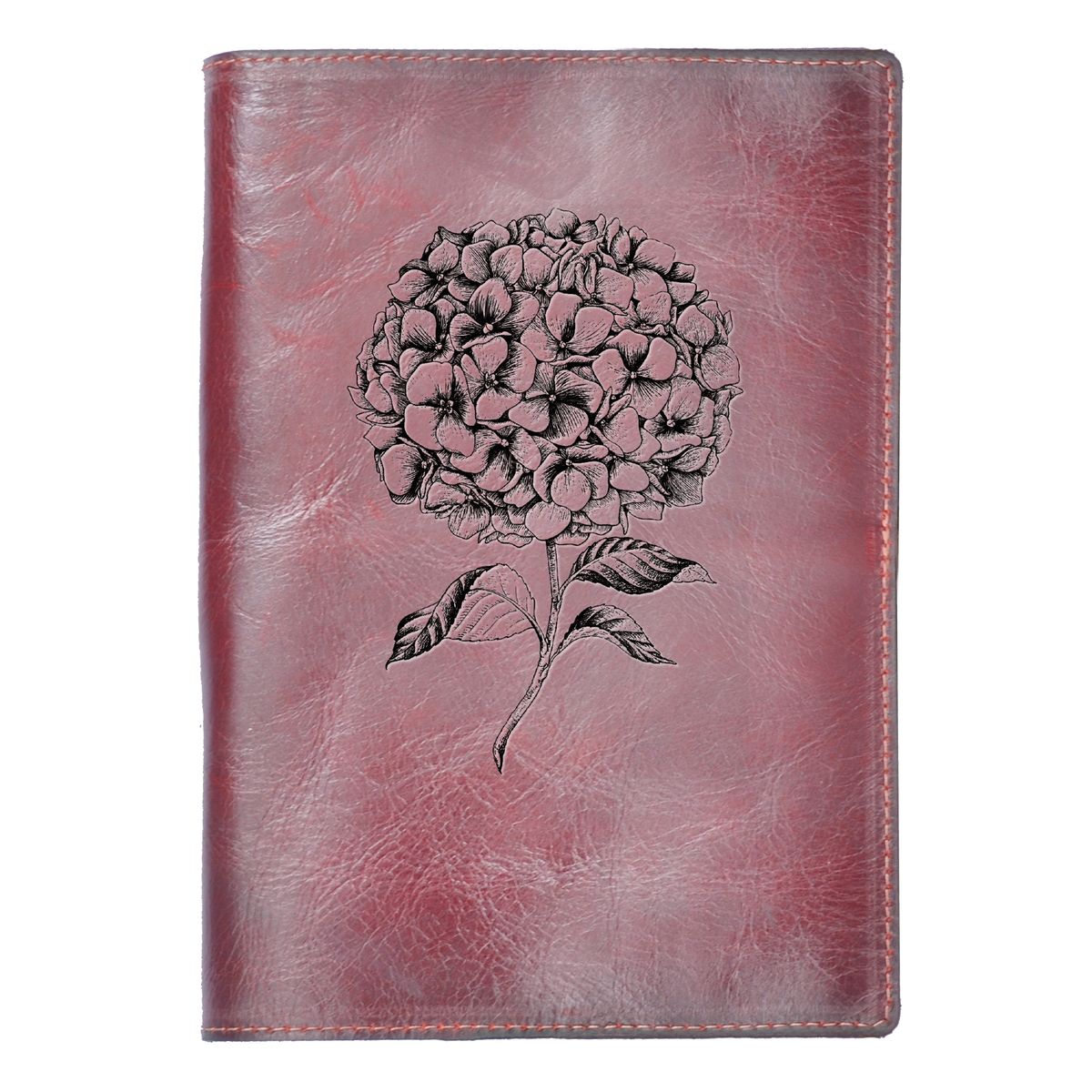 Genuine Leather A4 Notebook - Hydrangea Illustrated | Shop Today. Get ...