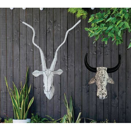 Wall Mounted Holy Cow Head - Wall Design Ideas