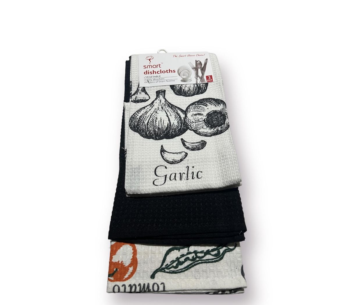 Dish Cloth-Heavy Swabs - Garlic Design Homeware/Kitchen Essential ...