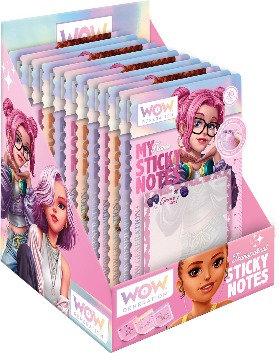 Wow Generation Transparent Post It Notes -Blindbox | Shop Today. Get it ...