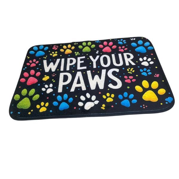 1 Piece Colorful Paw Print Pet Mat | Shop Today. Get it Tomorrow ...