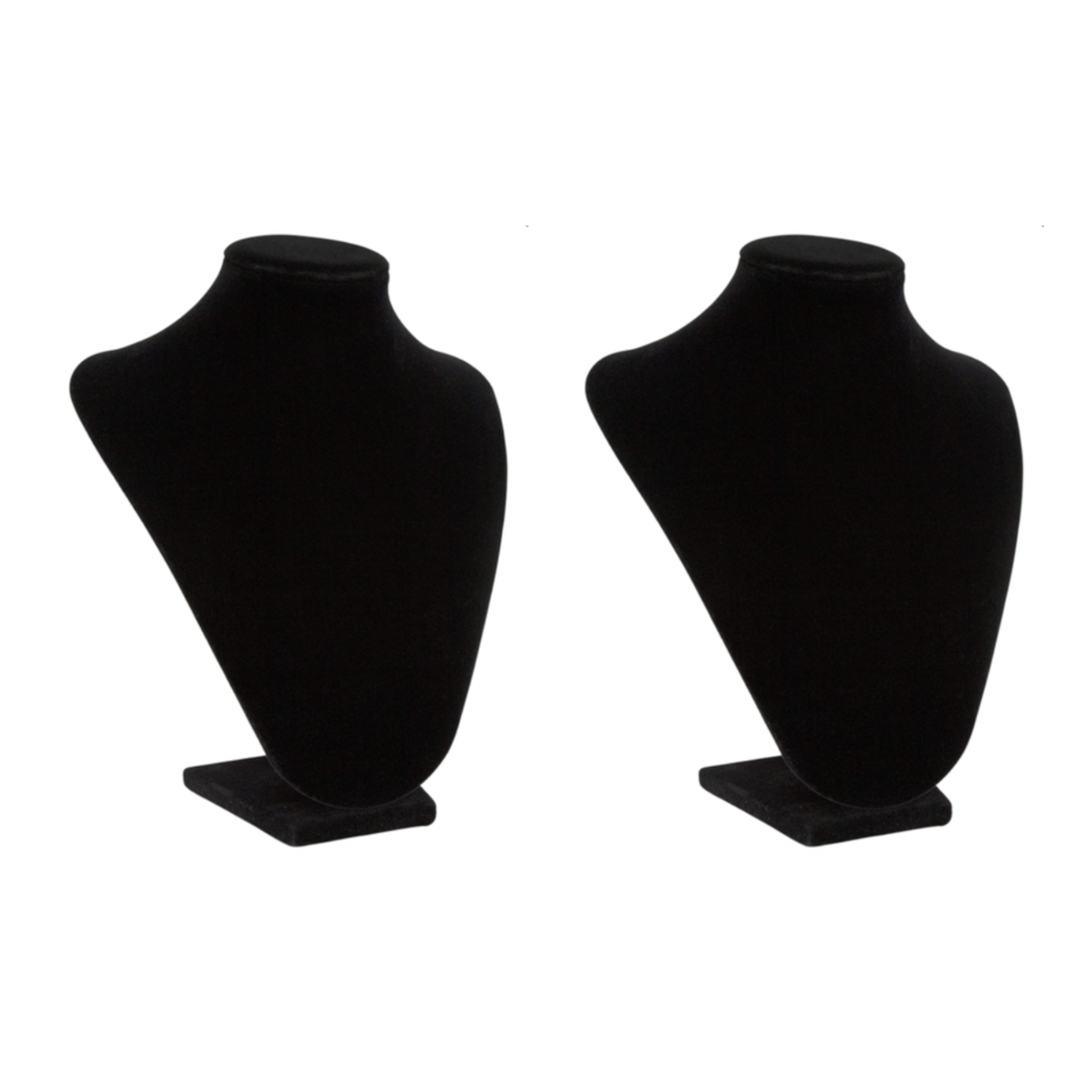 Black Velvet Jewellery Display Bust - 2 Pack | Shop Today. Get it ...