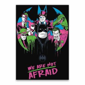 We Are Not Afraid Batman Poster - A1 | Shop Today. Get it Tomorrow ...