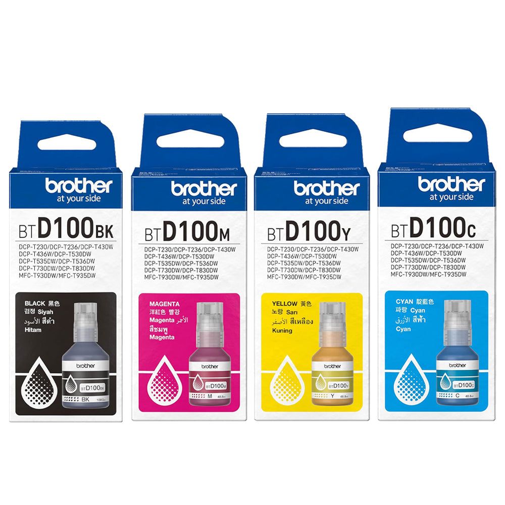 Brother BTD100 Ink Bottle Multipack Original | Shop Today. Get it ...