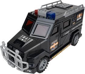Smart Piggy Bank Toy Cash Truck Swat Police Car Save Money With Music ...