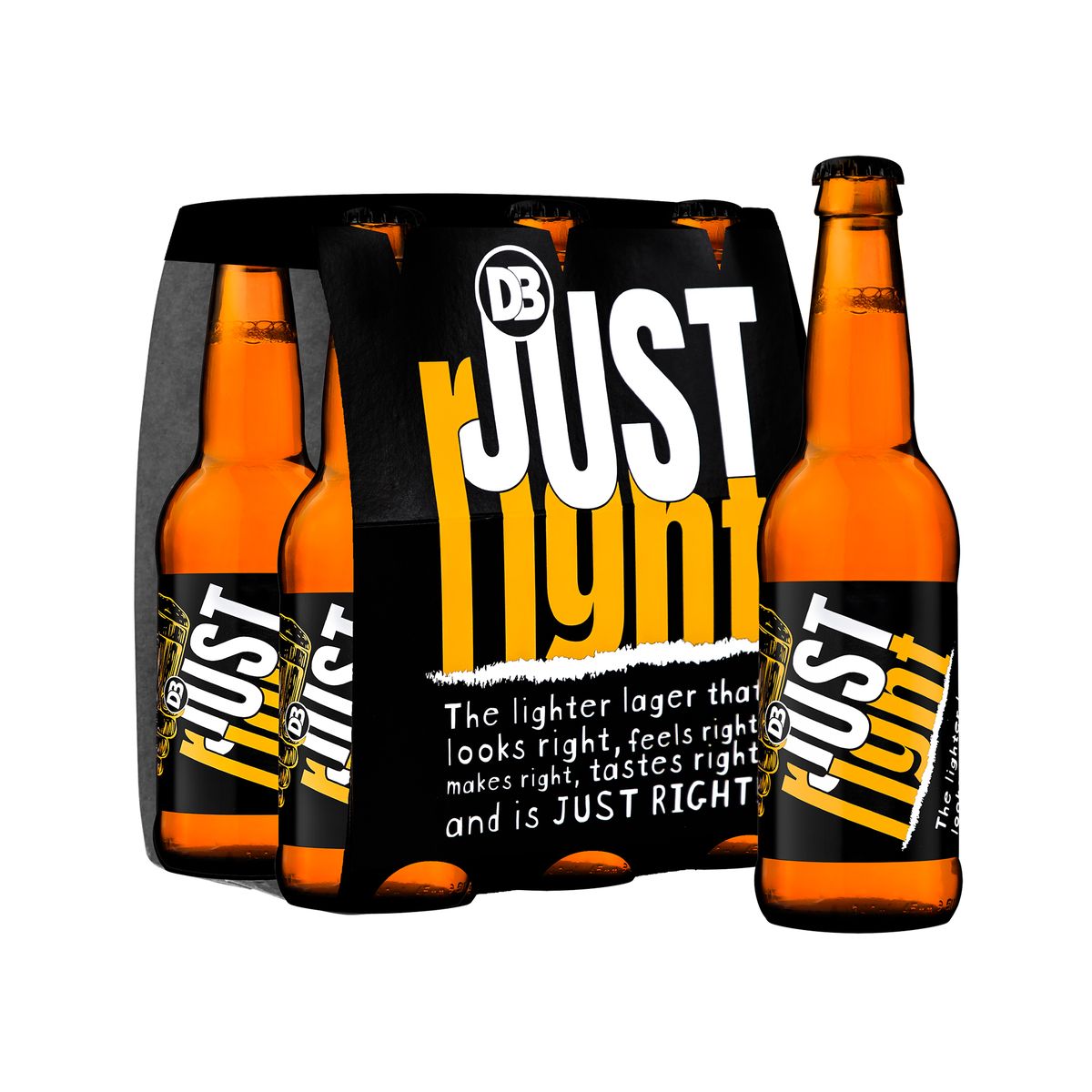 Darling Brew JUST Right Lager 6 x 340ml | Shop Today. Get it Tomorrow ...