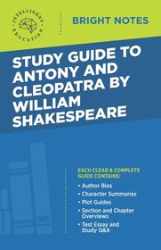 Study Guide to Antony and Cleopatra by William Shakespeare | Shop Today ...