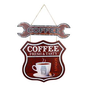 Coffee - Hanging Signs Wall Art Decorative Wood Sign Fall Signs - 40 x ...