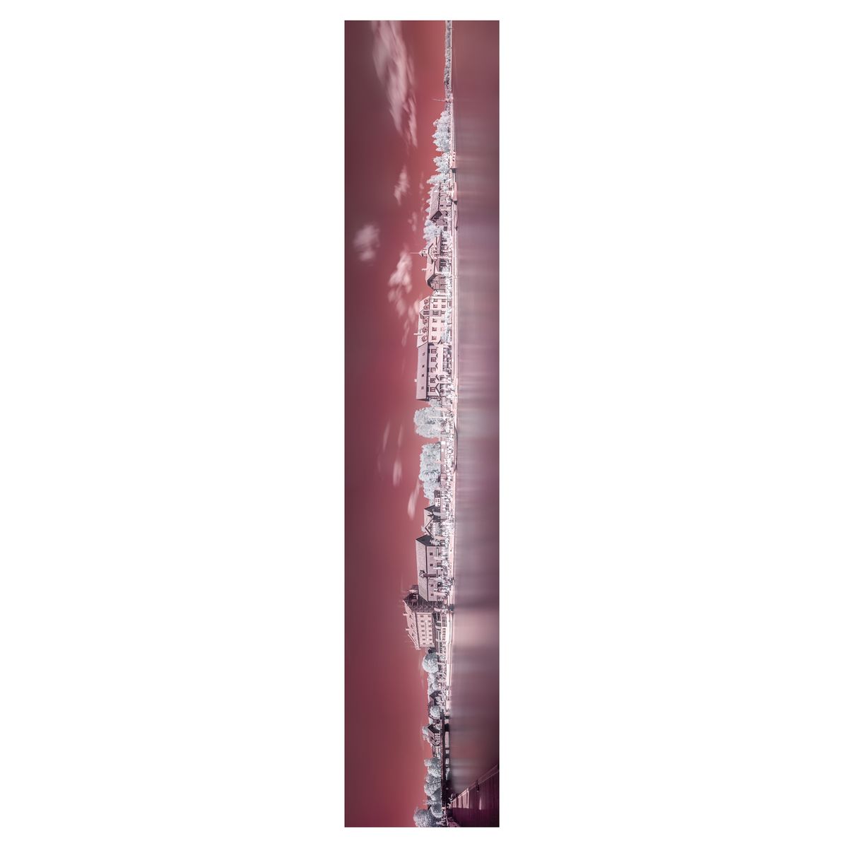Red Monochrome Cityscape Table Runner | Shop Today. Get it Tomorrow ...