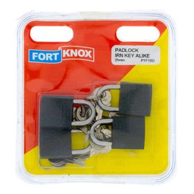 FORT KNOX Padlocks Iron Keyed Alike 25mm Q:4 P1F10U | Shop Today. Get ...