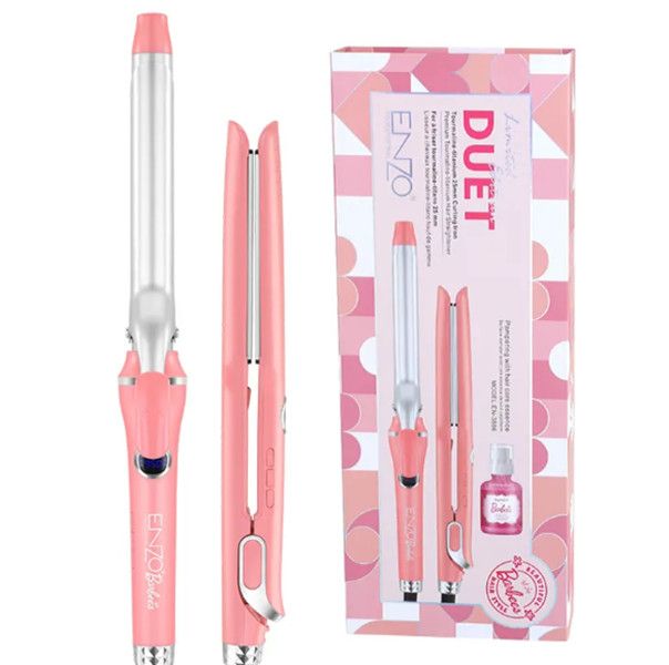ENZO Professional Set 2in1 Multifunctional Hair Curler and Straightener ...