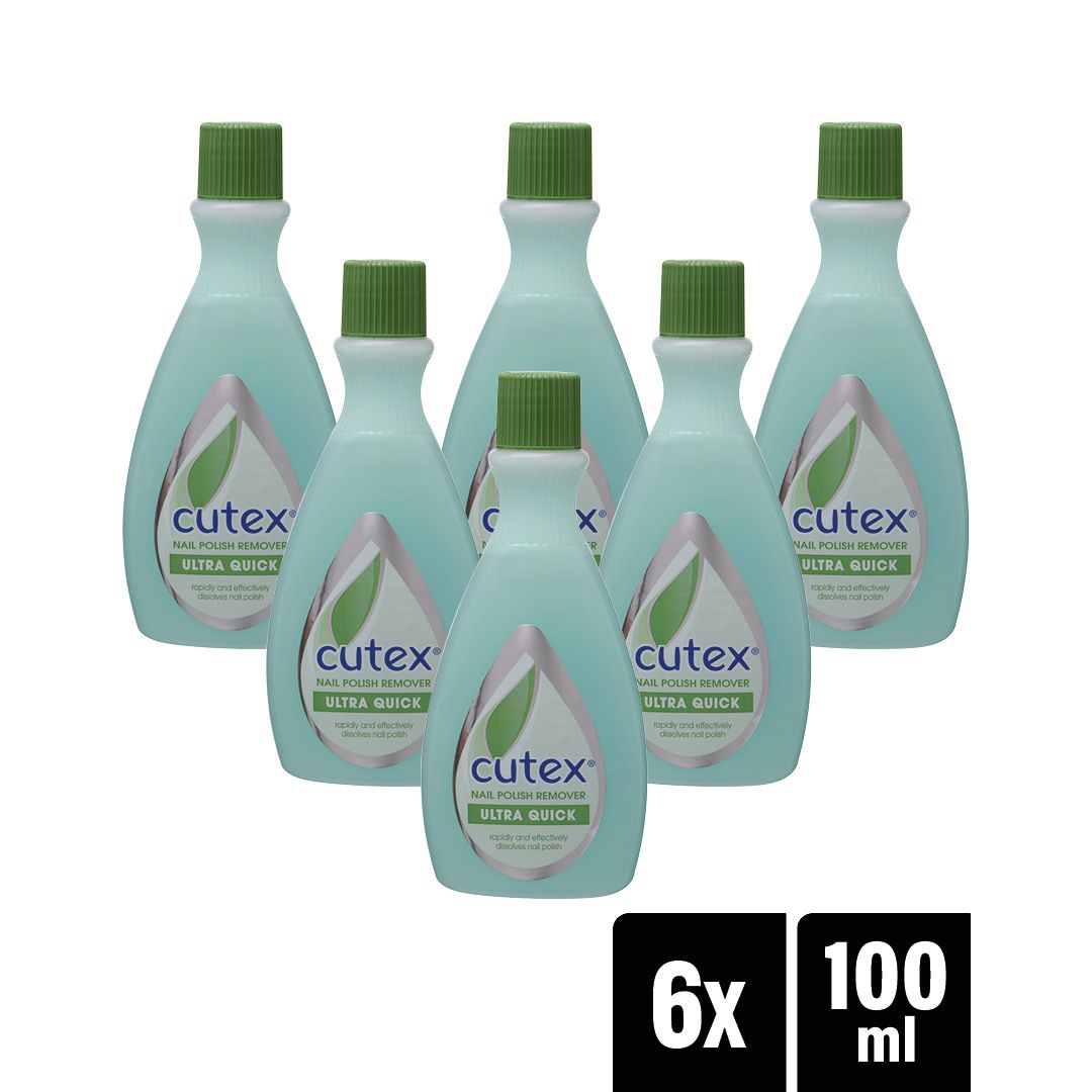 Cutex Nail Polish Remover - Ultra Quick - 6 x 100ml | Shop Today. Get ...