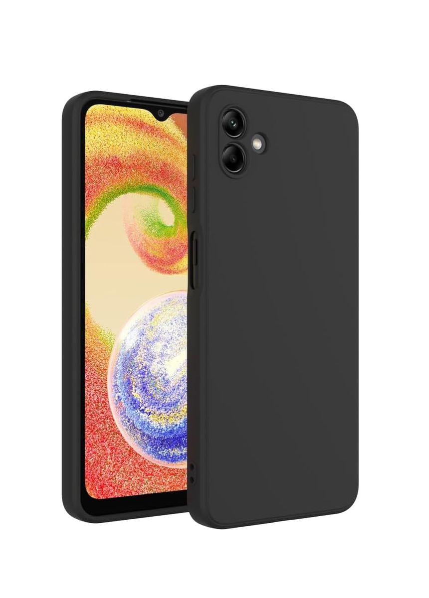 Liquid Silicone Back Case For Samsung Galaxy A04 - Black | Shop Today. Get it Tomorrow ...