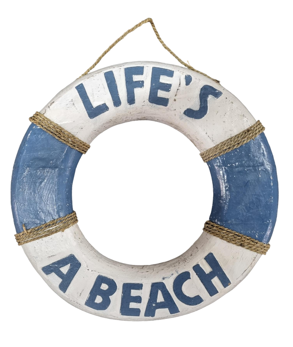 Big 50cm Wood Buoy - Life`s A Beach | Shop Today. Get it Tomorrow! | takealot.com