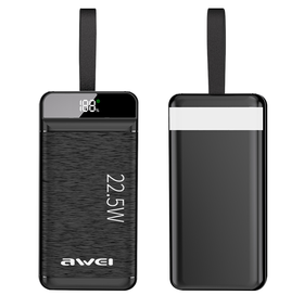 awei-50000 mAh Fast Charge Power Bank with LED Light-All Phones ...