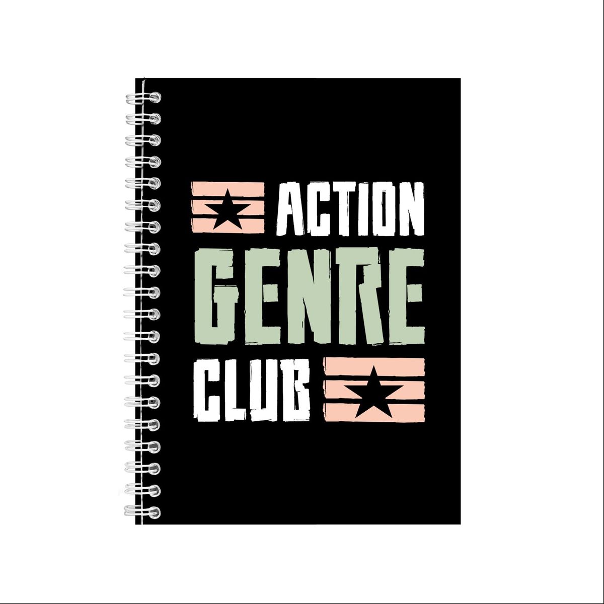 Action Genre Club Notebook Gamer Gift Idea A5 Notepad 140 | Shop Today ...