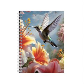 3D Small Hummingbird Notebook Animals Gift Idea Notepad Pad 106 | Shop ...