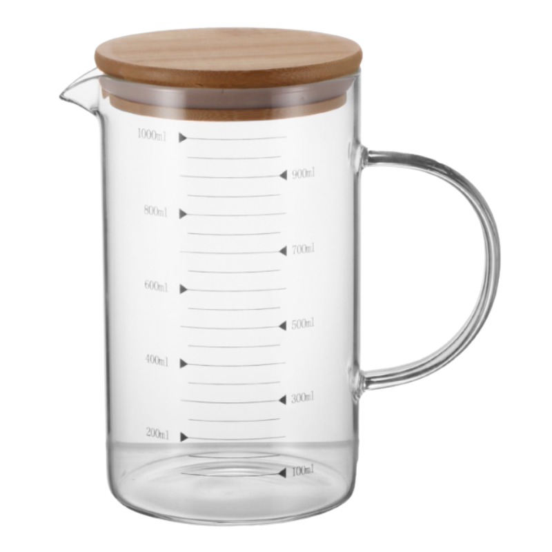 Glass Measuring Jug with Bamboo Lid - 1000ml | Shop Today. Get it ...