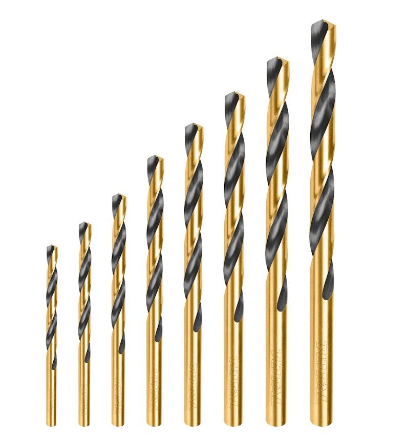 Total Tools HSS Twist Drill Bits Set 8 Piece | Shop Today. Get it ...