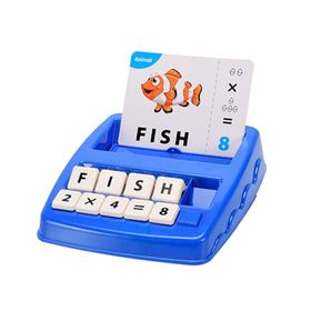 2-in-1 Matching Flash Card Letter & Maths Educational Toy Spelling ...