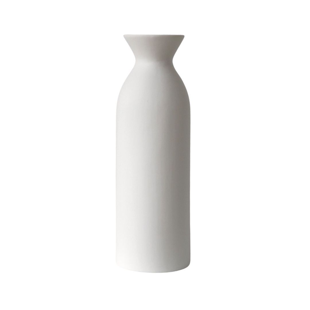 Nordic Scandinavian Large White Ceramic Vase Minimalist Home Decor ...