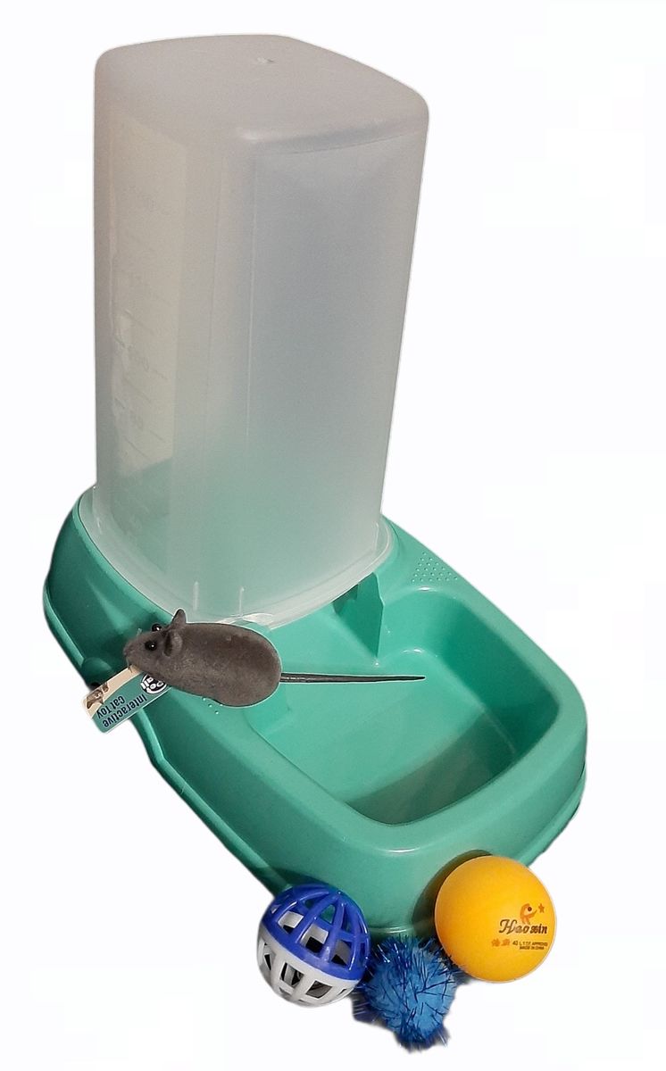Feeder - Gravity Feed Dispenser for Water or Food (1.5 liters) with ...