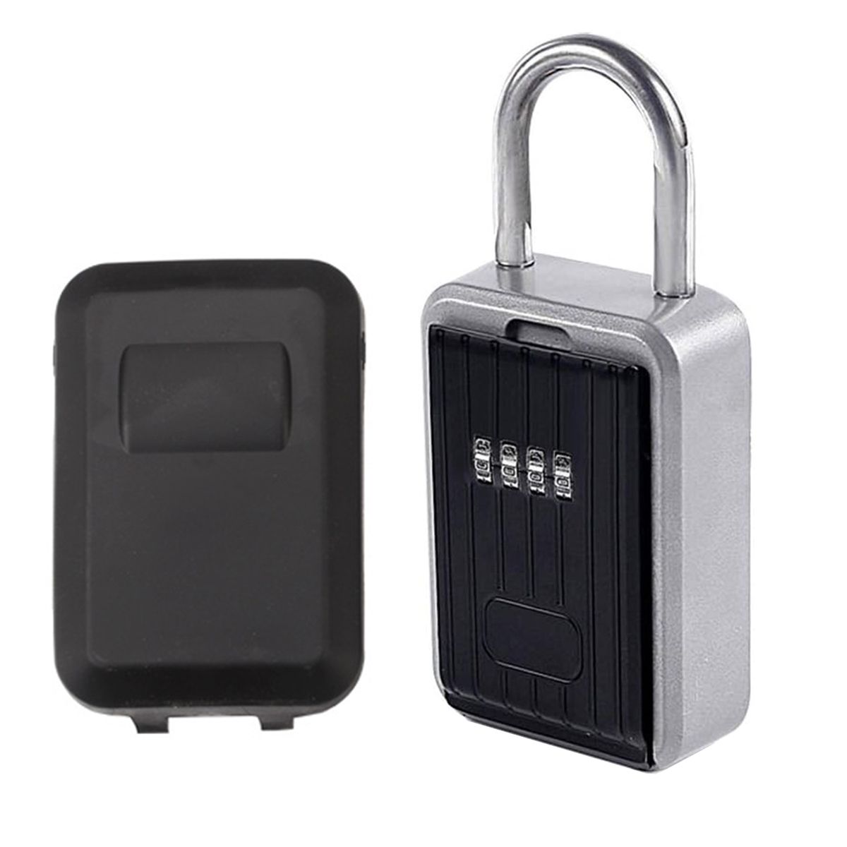 Waterproof Aluminum Alloy Wall Mount Key Storage Lock Box with Hook ...