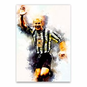 Alan Shearer Newcastle Poster - A1 | Shop Today. Get it Tomorrow ...
