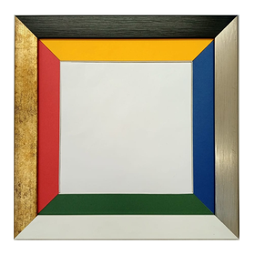 Geometric SA Flag Framed Mirror - 300x300mm for house, home and office ...