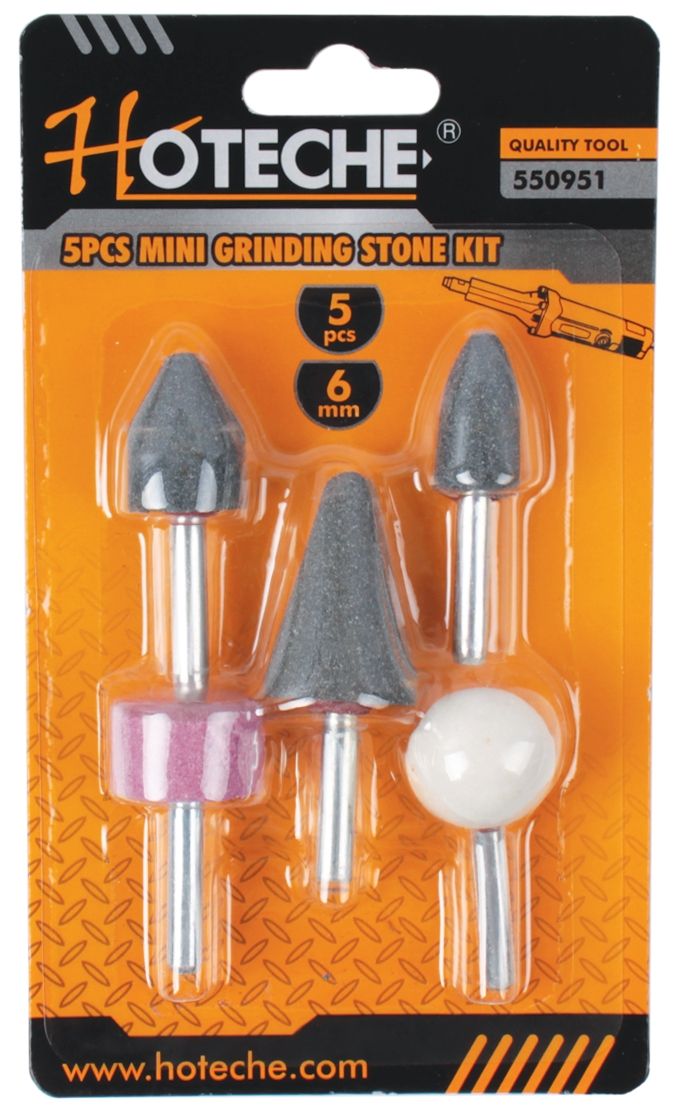 Hoteche 5 Piece - 6mm Mini Grinding Stone Kit | Shop Today. Get it ...