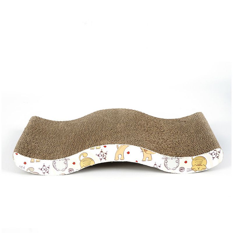 Curved Cat Scratch Board with Catnip - Wave Shape | Shop Today. Get it ...