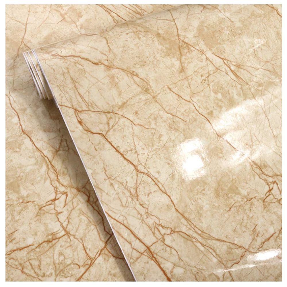 Home Decor Oil-proof Kitchen Self Adhesive Wallpaper Marble Waterproof ...