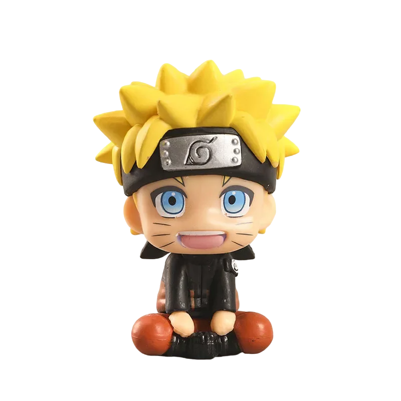 Naruto Anime Cute Chibi Naruto Uzumaki Sitting Mini Figure | Shop Today ...